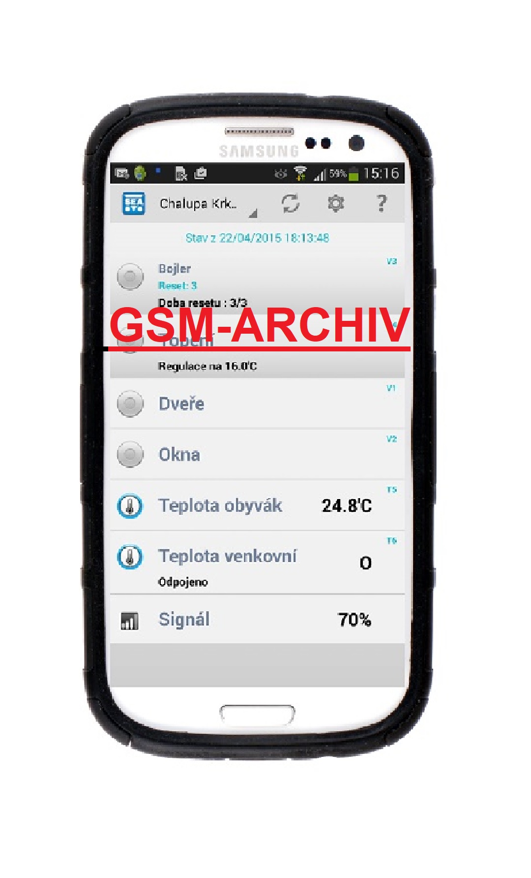 GSM-CONTROL - SEA Praha